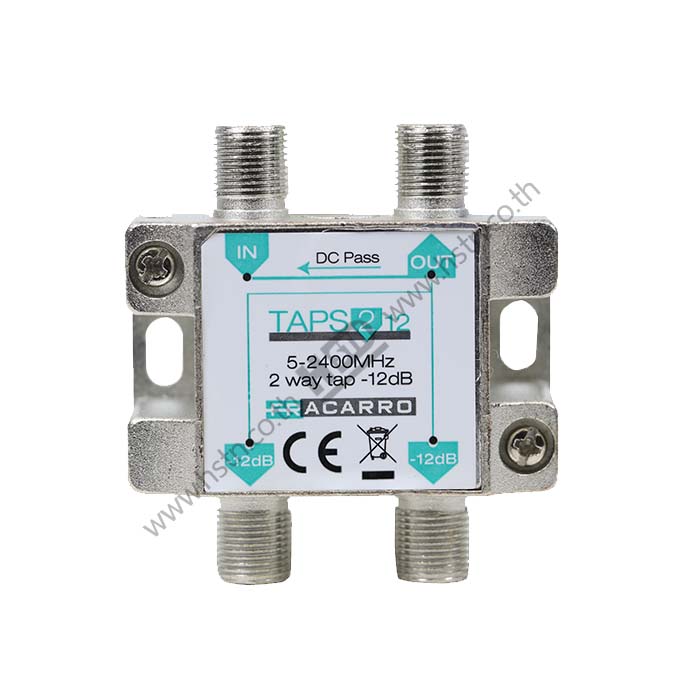 TAPS2 Tapoff 2 way tap loss xx dB 5-2400MHz - hstn
